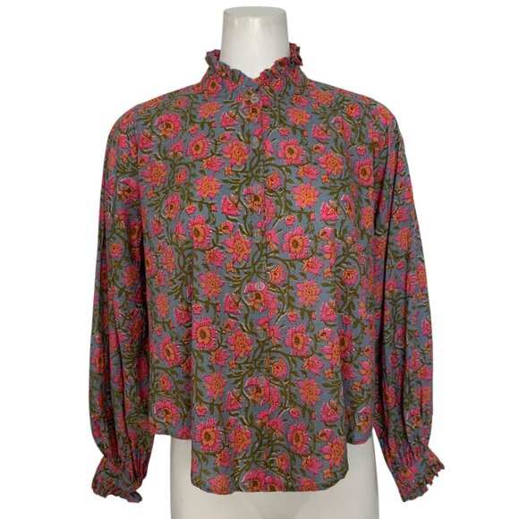 Charina Sarte | Tops | Charina Sarte Botanica Top Blouse M Floral ...